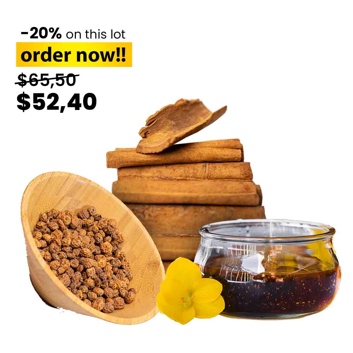 Shop authentic Cinnamon + Honey + Tiger Nuts. 30% Off Now!
